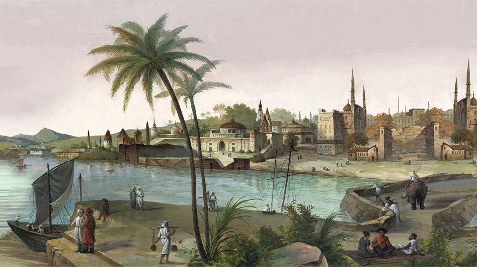 Panoramic Wallpaper - Bénarès - Ananbô