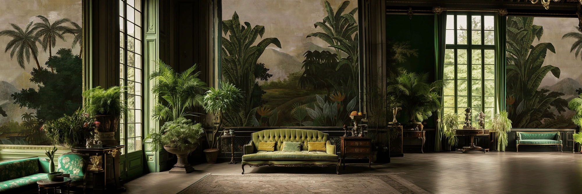 Papier peint panoramique de luxe | Ananbô